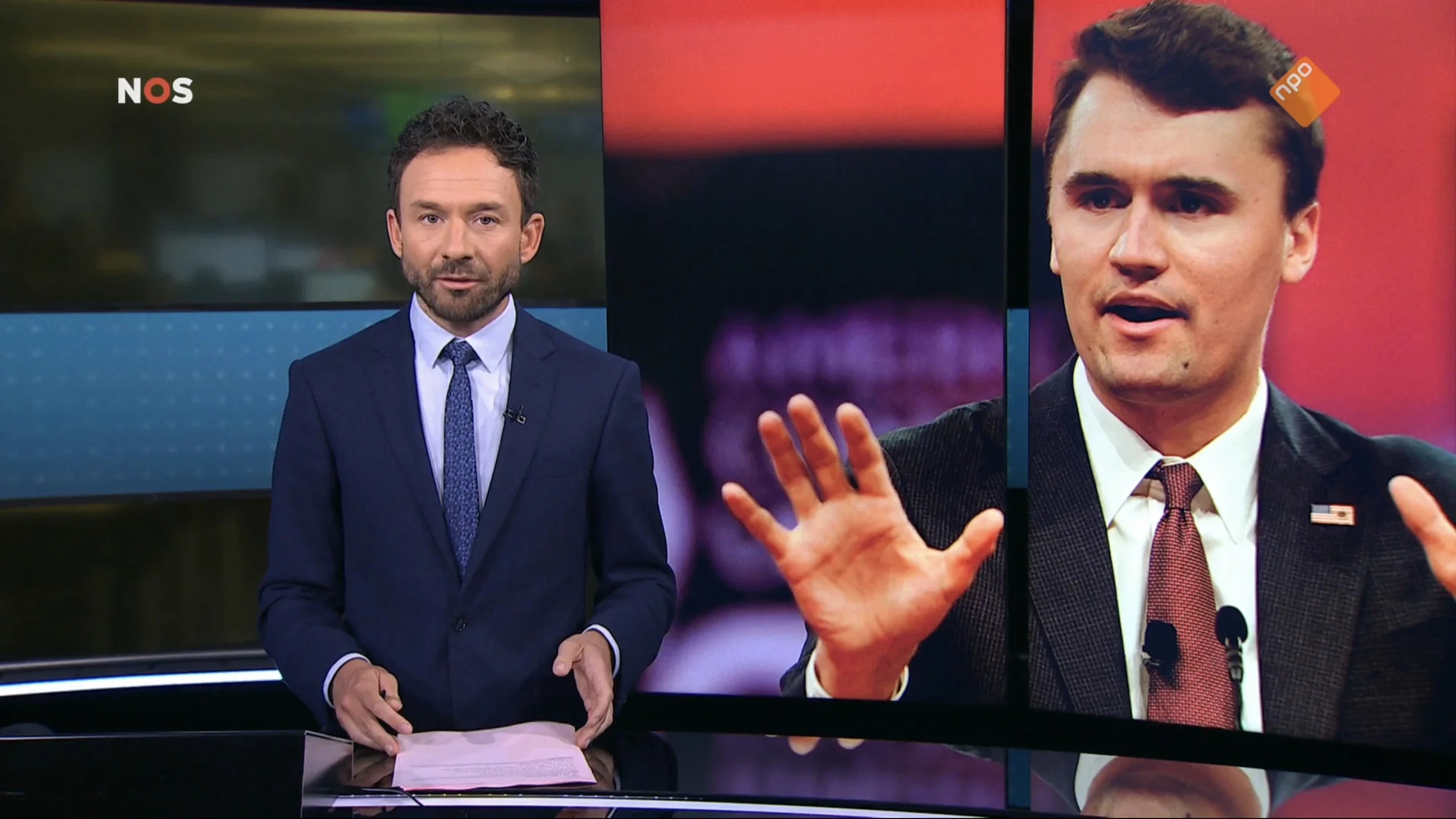 NOS gaat door het stof na onjuiste uitspraak over Charlie Kirk ...